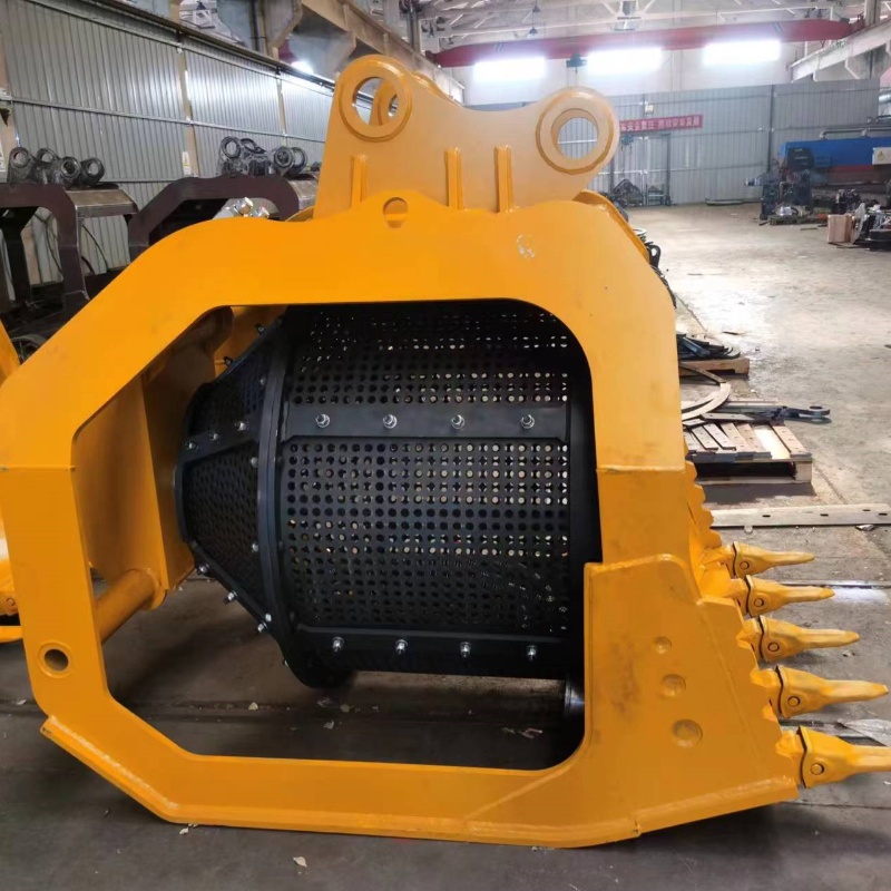 Wholesale DHG Hot Sale Excavator Attachment Rotary Screening Bucket ...